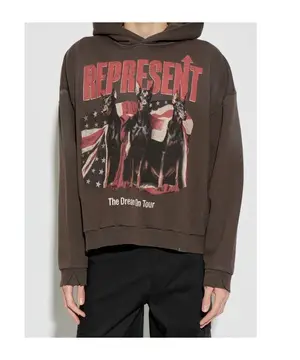REPRESENT Graphic Hoodie - Brown