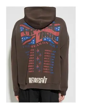 REPRESENT Graphic Hoodie - Brown