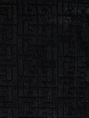 Balmain Monogrammed Embossed Skirt