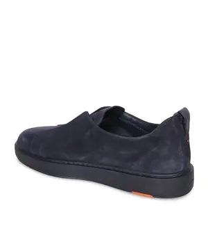 Santoni Round Toe Slip-on Casual Shoes