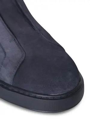 Santoni Round Toe Slip-on Casual Shoes