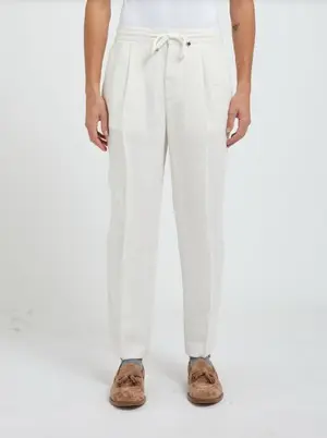 Brunello Cucinelli Elasticated Waistband Drawstring Pants