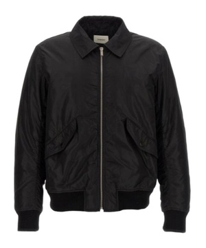 Saint Laurent Zip-up Bomber Jacket - Black