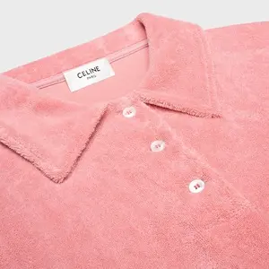Celine Triomphe Terry Cotton Polo