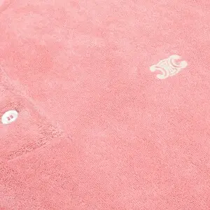 Celine Triomphe Terry Cotton Polo