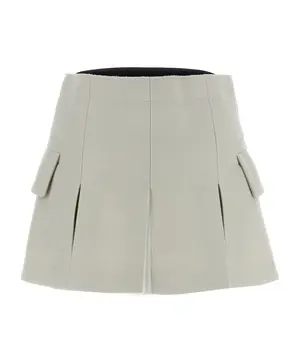 Sacai Melton Button Detailed Skorts