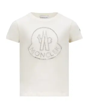 Moncler Logo Embellished Crewneck T-shirt