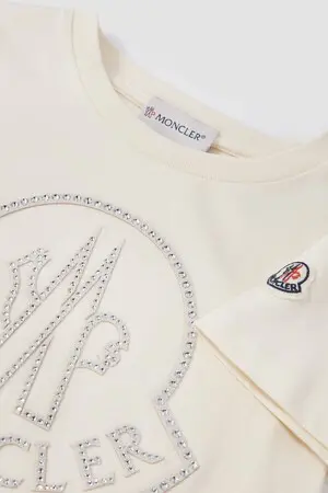 Moncler Logo Embellished Crewneck T-shirt