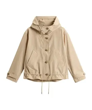 Woolrich Short Urban Touch Parka - White Pepper