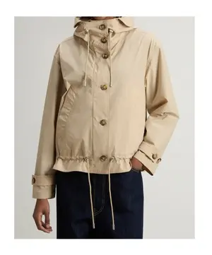 Woolrich Short Urban Touch Parka - White Pepper