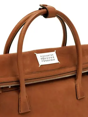MAISON MARGIELA Numbers Motif 5ac Tote Bag - Brown