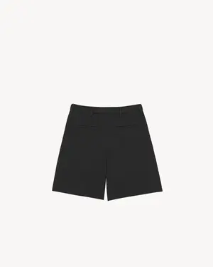 Saint Laurent Belted Tailored Bermuda Shorts