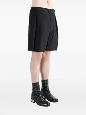 Saint Laurent Belted Tailored Bermuda Shorts