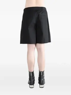 Saint Laurent Belted Tailored Bermuda Shorts
