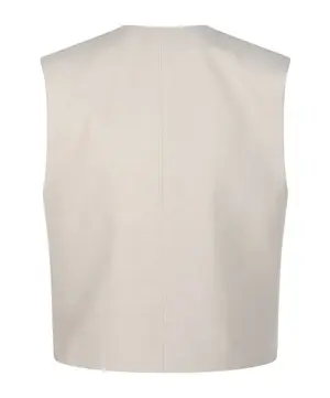 P.a.r.o.s.h Sleeveless Round Neck Waistcoat