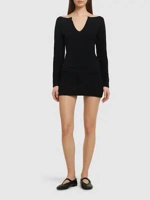 AYA MUSE Knitted Mini Dress