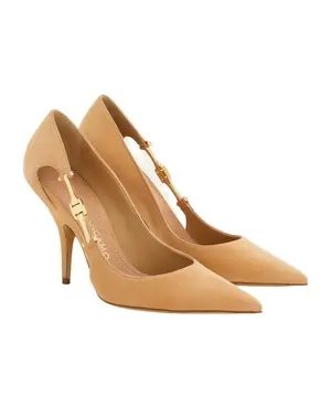 FERRAGAMO F-buckle Pumps