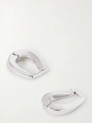 JIL SANDER Horseshoe Hoop Earrings