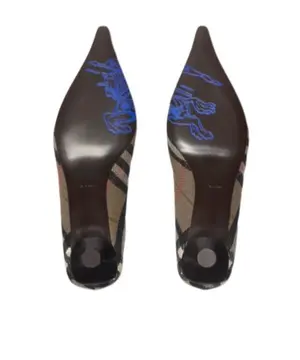 Burberry Checked Pumps