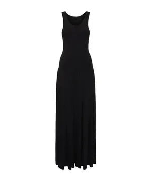 Loulou De Saison Sleeveless Maxi Dress With Pleated Skirt