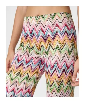 Missoni Zigzag Wide-leg Beach Pants - Multicolor
