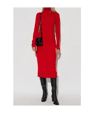 Victoria Beckham Wool High Neck Top