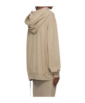 Rick Owens Oversized Hooded Sweatshirt - Nude