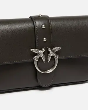 Pinko Flap Shoulder Bag - Black