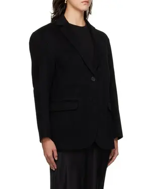 ANINE BING Quinn Blazer Jacket - Black