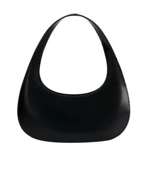 Coperni Leather Shoulder Bag - Black