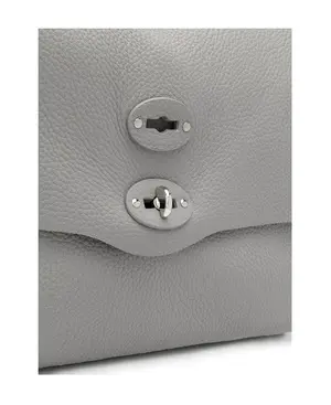 ZANELLATO Logo Shoulder Bag - Gray