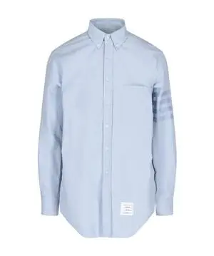 Thom Browne Bar Shirt - Light Blue