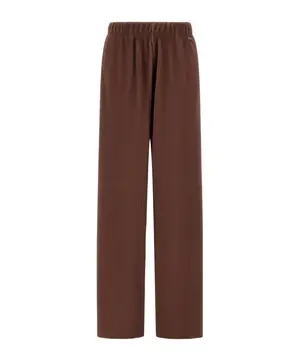 Herno Elasticated Waist Wide-leg Trousers - Red