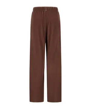 Herno Elasticated Waist Wide-leg Trousers - Red