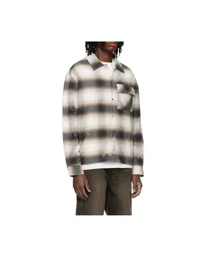 REPRESENT Checked Flannel Shirt