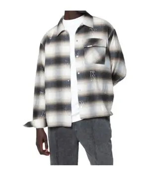 REPRESENT Checked Flannel Shirt