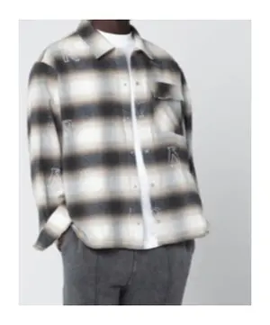 REPRESENT Checked Flannel Shirt