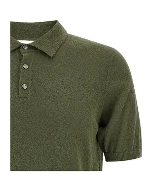 ROBERTO COLLINA Short-sleeved Polo Shirt - Green