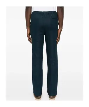 Kiton Drawstring Flared Trousers - Black