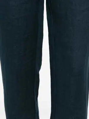 Kiton Drawstring Flared Trousers - Black