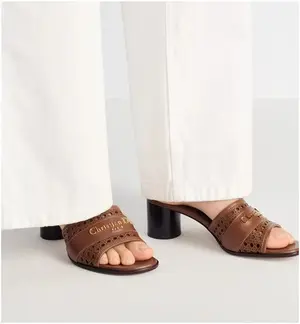 Dior D-lace Heeled Slide