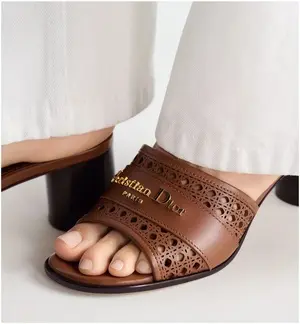 Dior D-lace Heeled Slide
