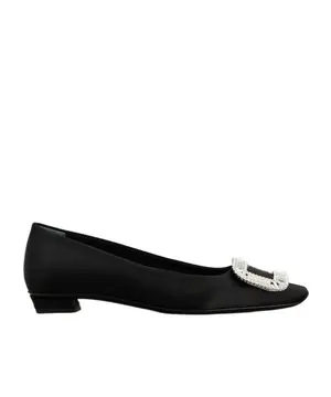 Crystal Buckle Flats