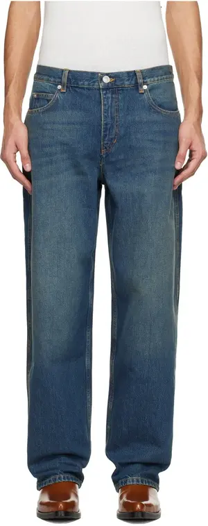 Isabel Marant Étoile Straight Leg Jeans - Fadedblue