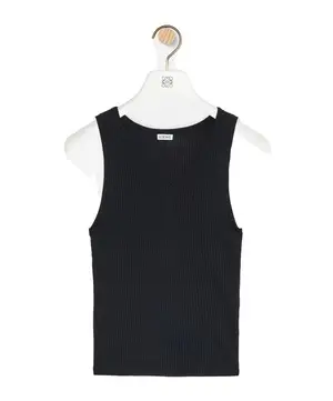 Loewe Anagram Sleeveless Ribbed Tank Top