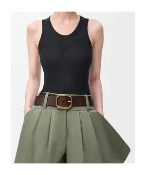 Loewe Anagram Sleeveless Ribbed Tank Top
