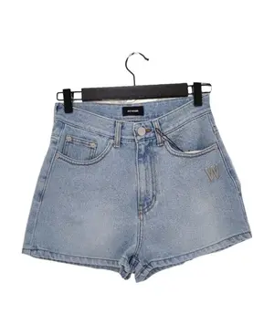 We11Done Logo Denim Shorts