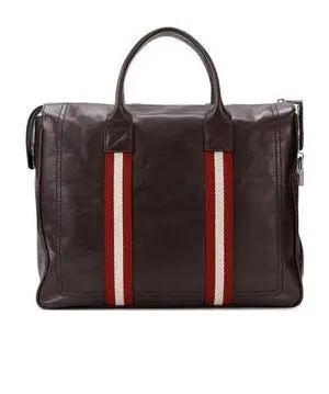 Bally Logo Handbag - Brown