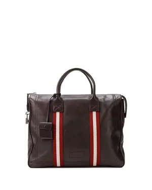 Bally Logo Handbag - Brown