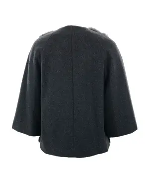 Max Mara Paneled Fur Casual Jacket